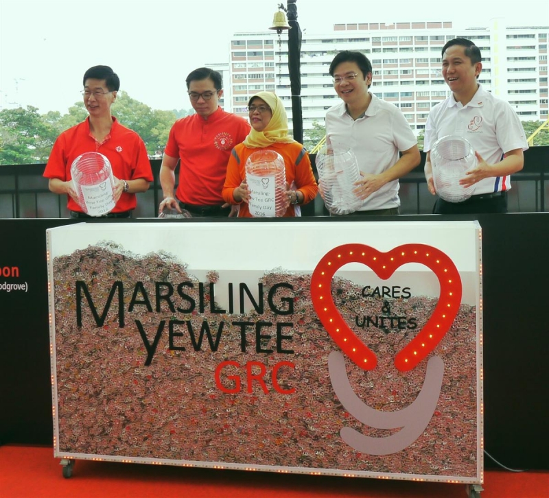 Largest Trophy Made Of Can Tabs | Singapore Book Of Records