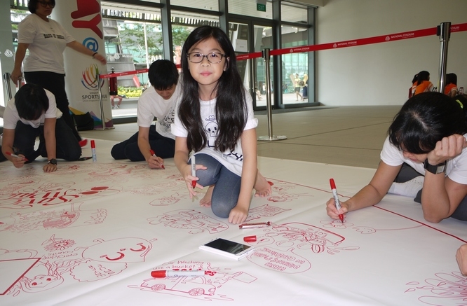 Largest Doodle Canvas | Singapore Book Of Records