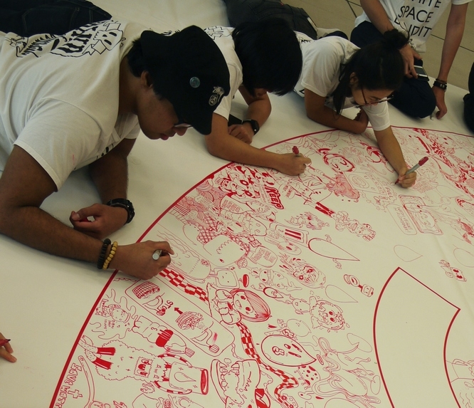 Largest Doodle Canvas | Singapore Book Of Records