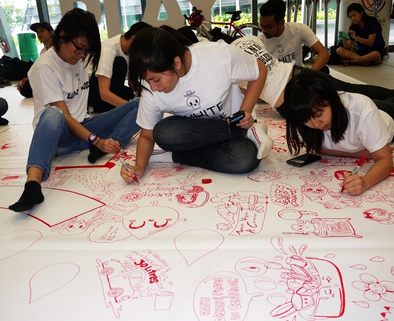 Largest Doodle Canvas | Singapore Book Of Records