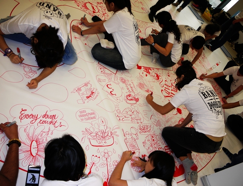 Largest Doodle Canvas | Singapore Book Of Records