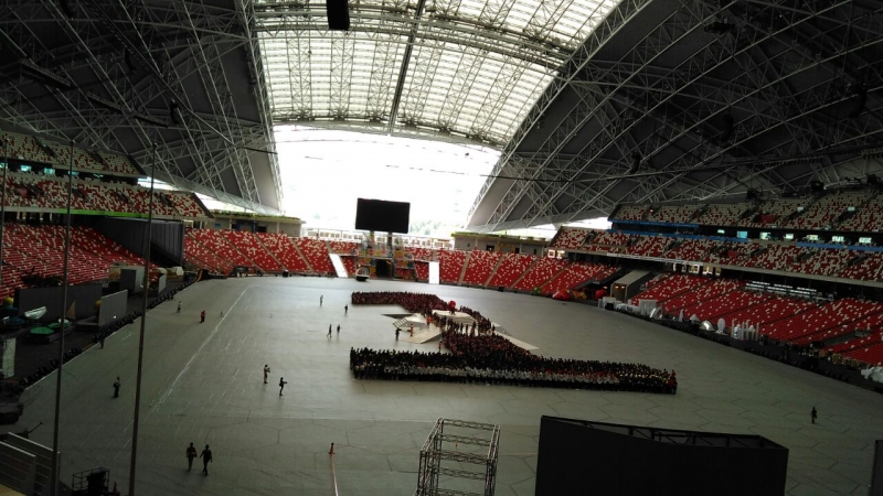 Largest Human Formation Of A Numeral